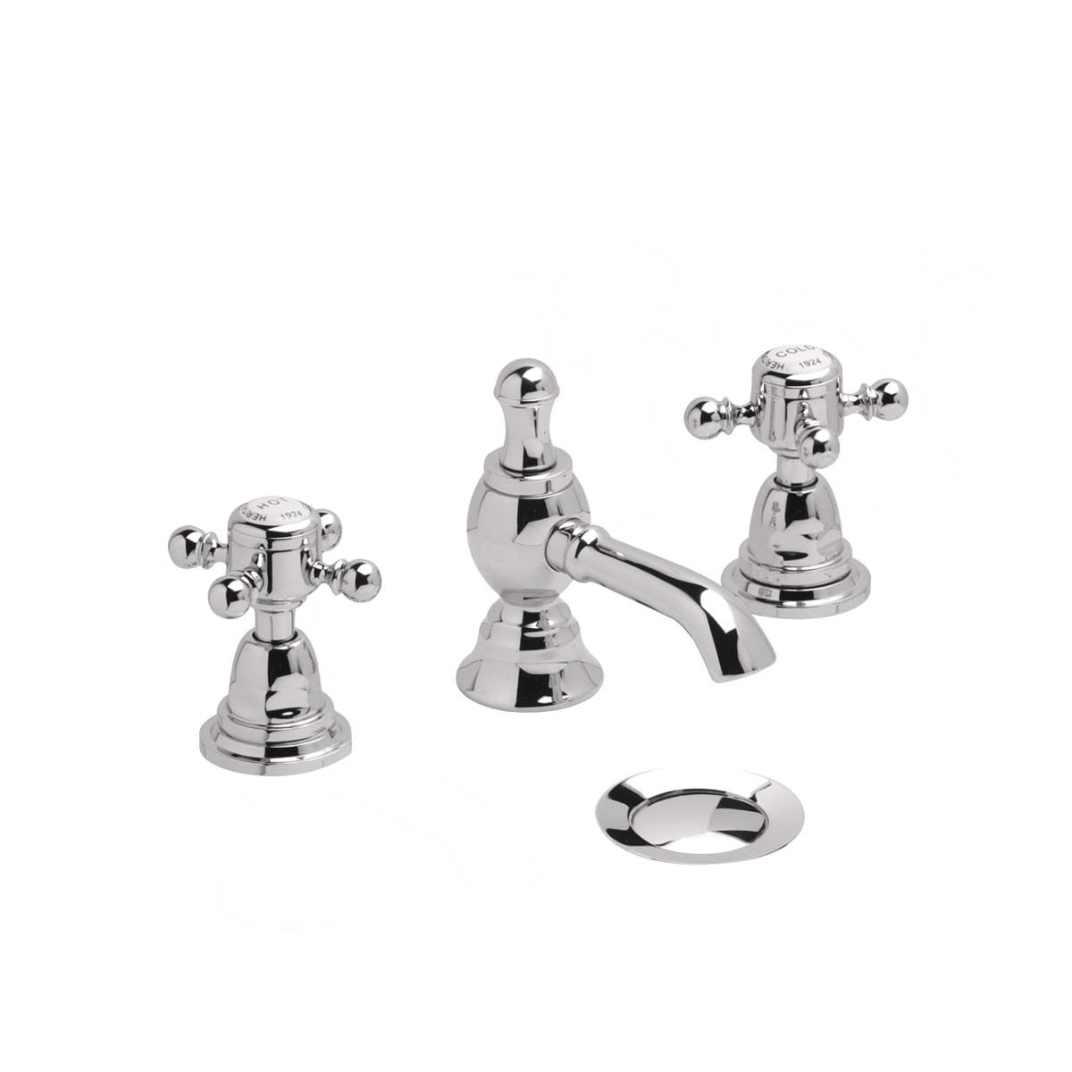 Hartlebury 3 Taphole Basin Mixer | Basin Mixers 3 Hole | Heritage®
